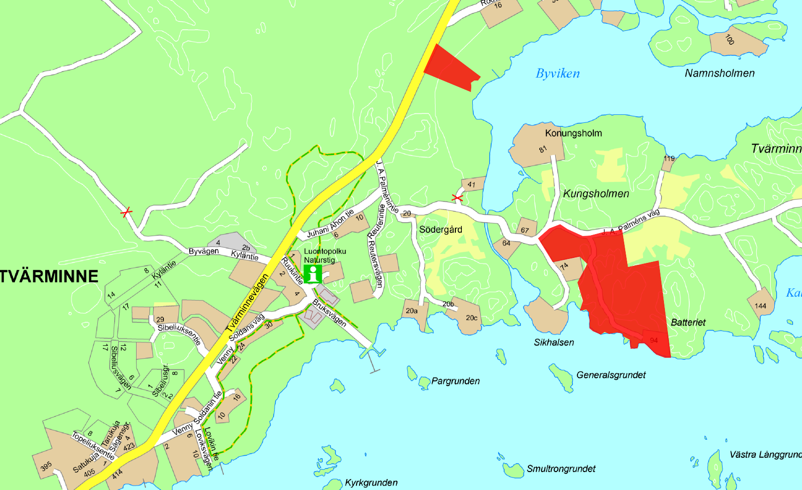 Drottningstrand ranta-asemakaava - Hangon kaupunki